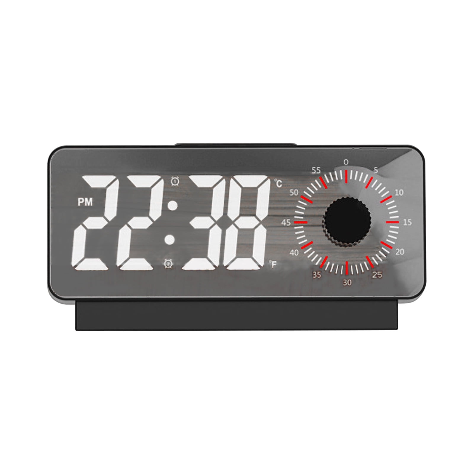 Tuphregyow Countdown Alarm Clock LED Screen Display Visual Manager Mute ...