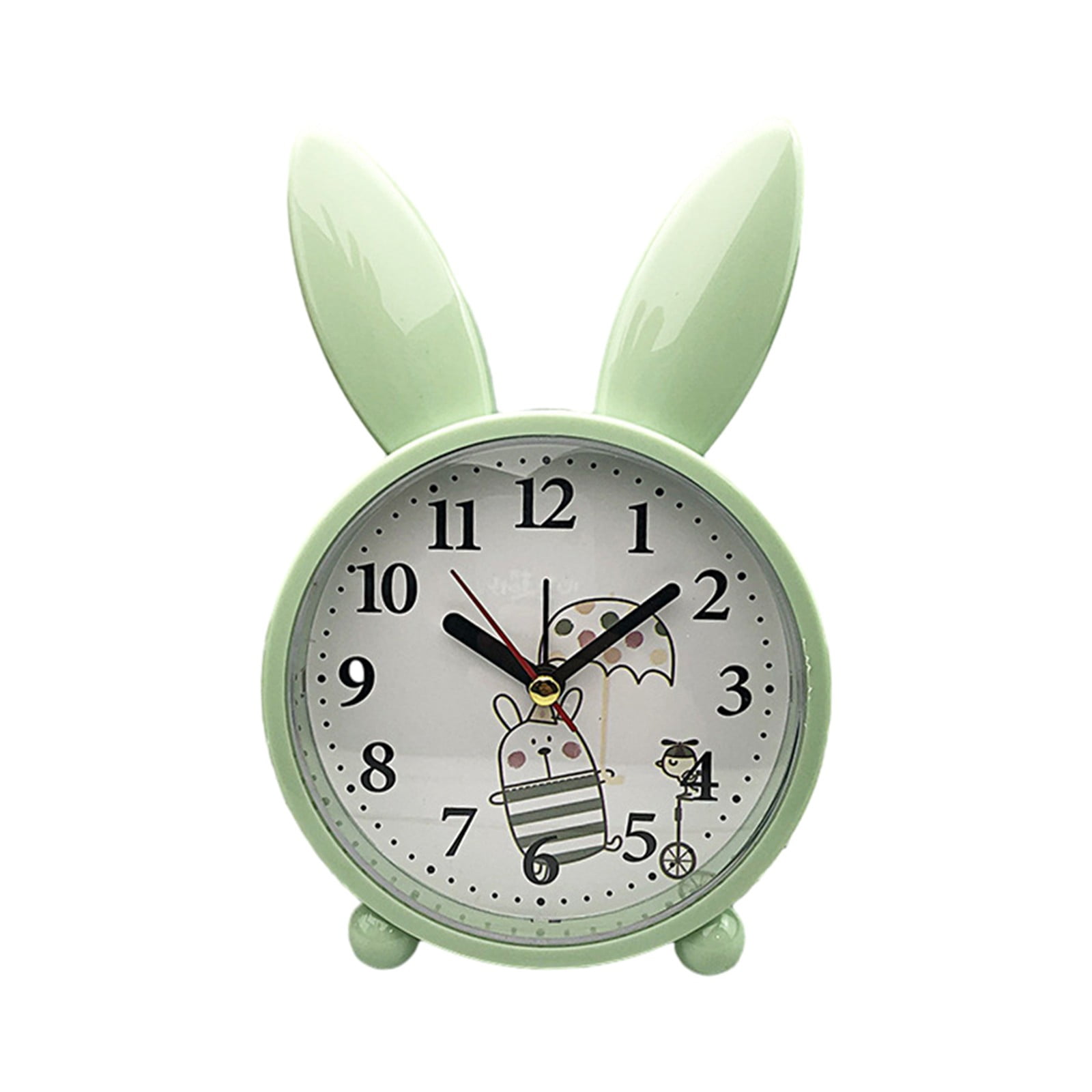 Tuphregyow Creatives Small Alarm Clock, Cute Rabbit Bedhead, Cute ...