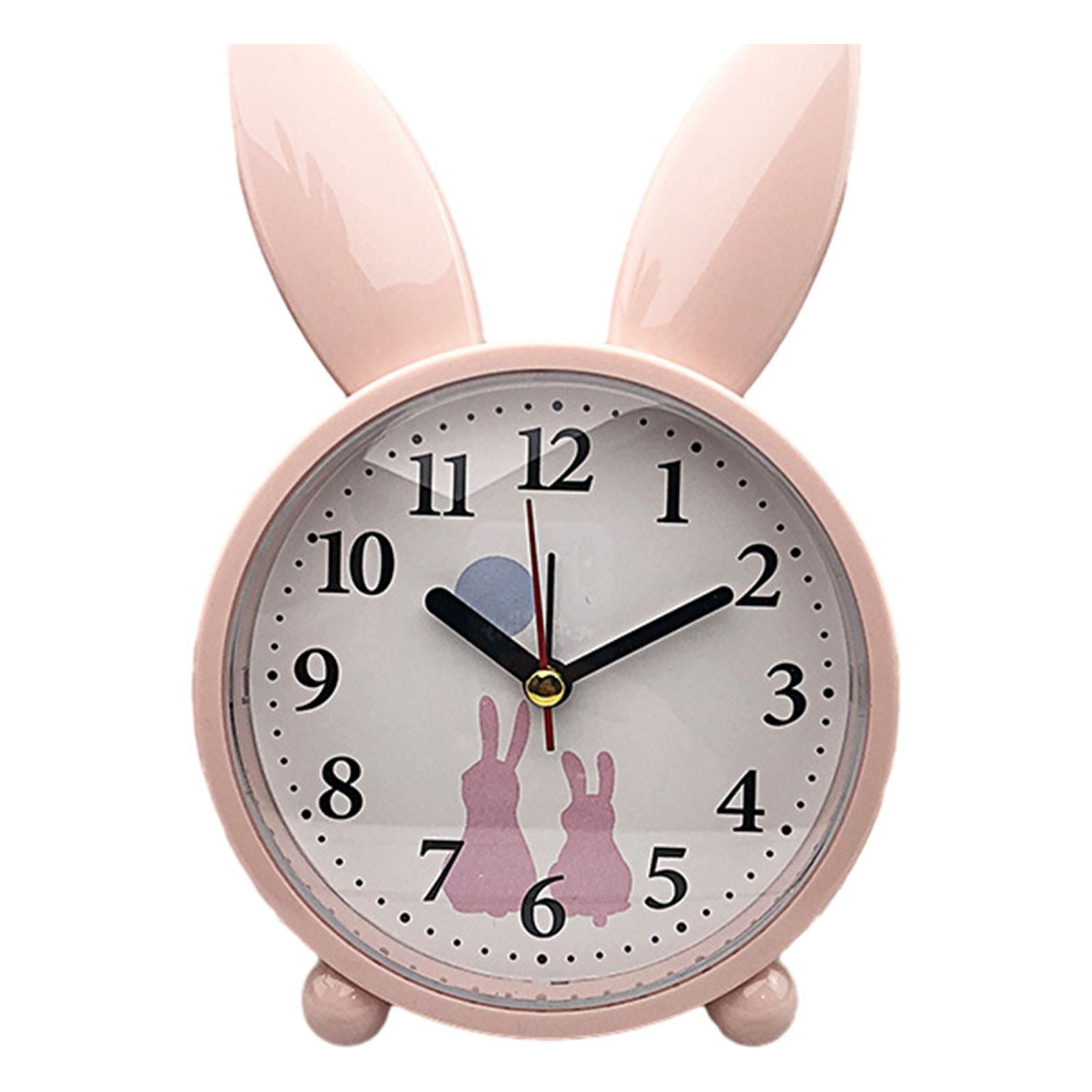 Tuphregyow Creatives Small Alarm Clock, Cute Rabbit Bedhead, Cute ...