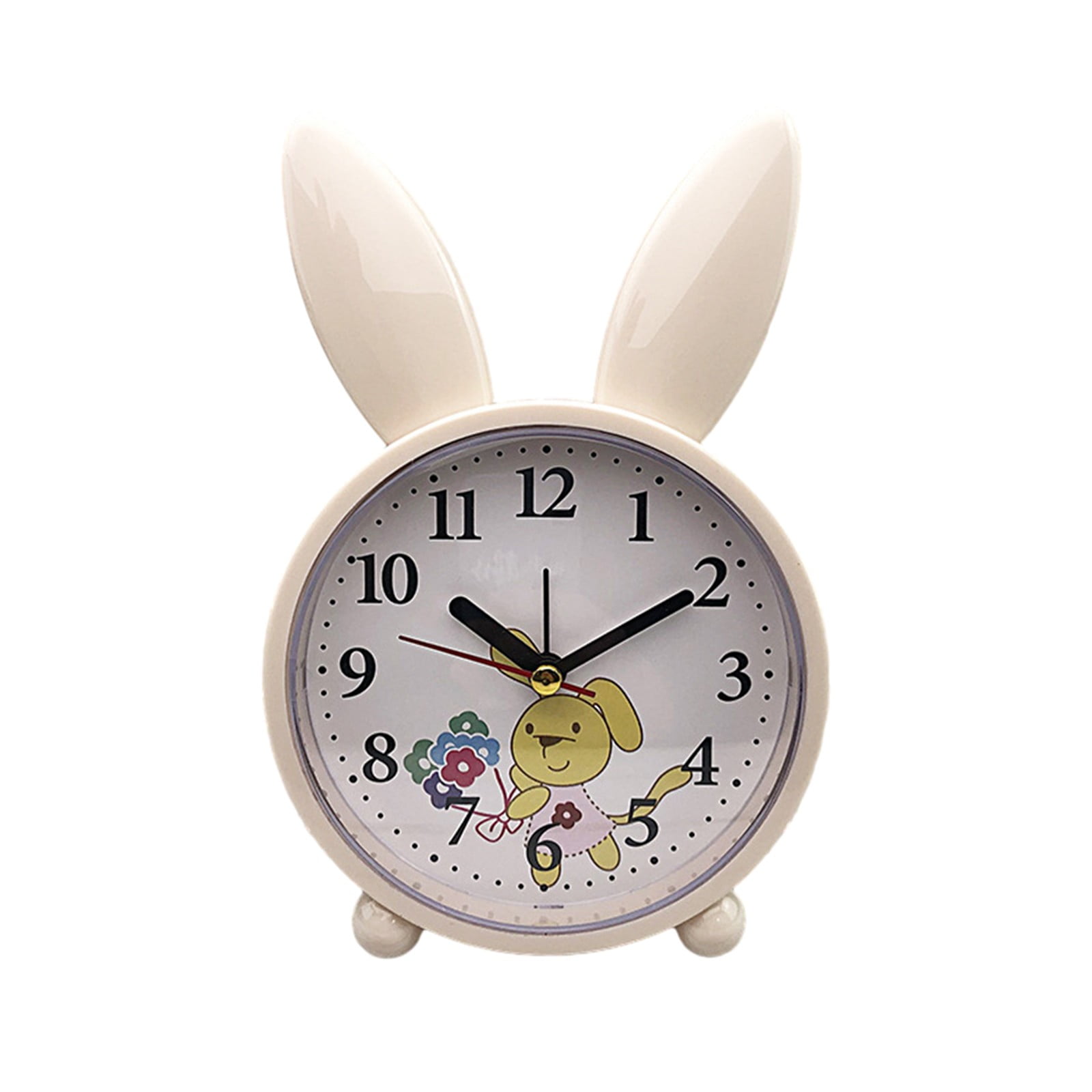 Tuphregyow Creatives Small Alarm Clock, Cute Rabbit Bedhead, Cute ...