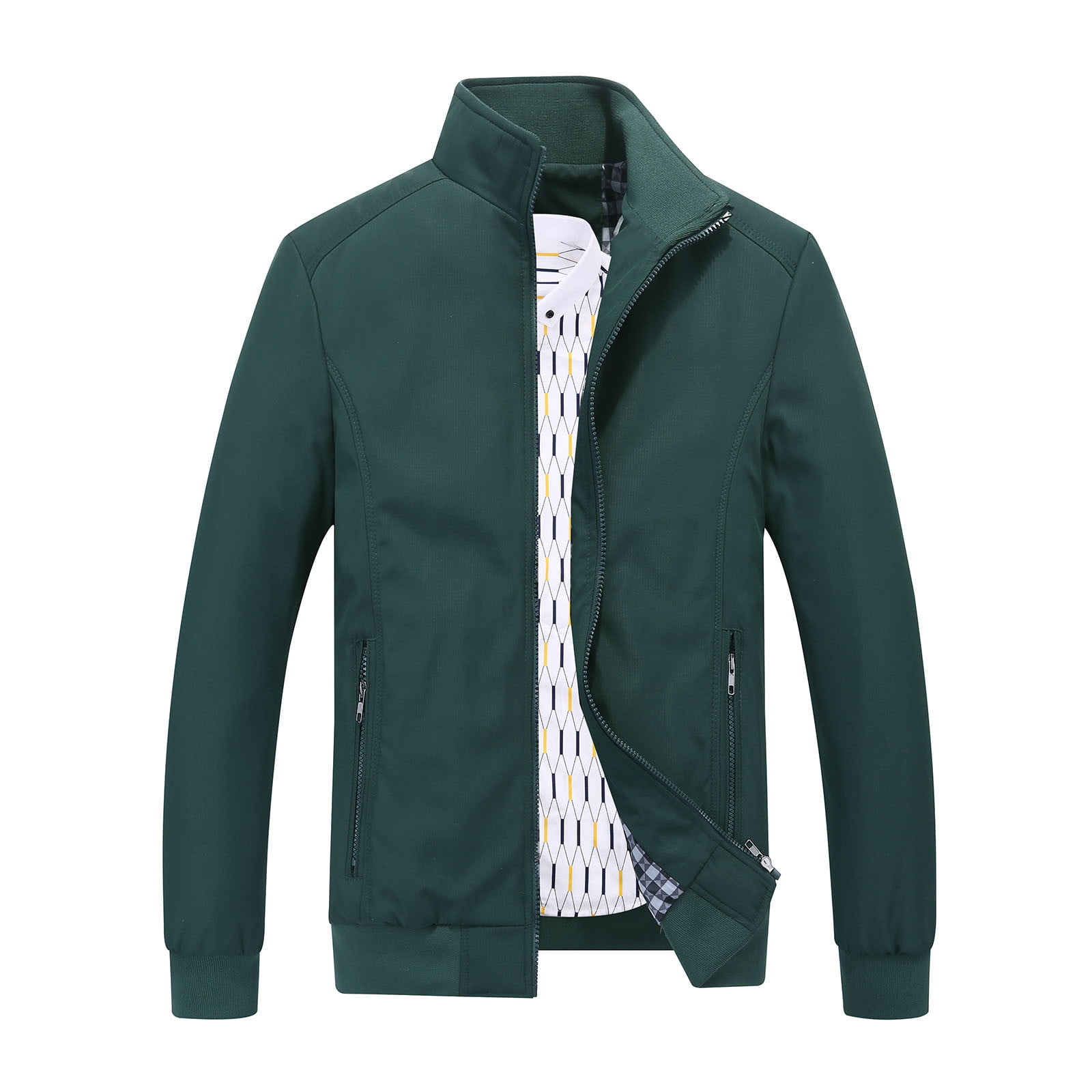 Tuphregyow Durable Men's Insulated Work Coat - Wool Jacket for Winter ...