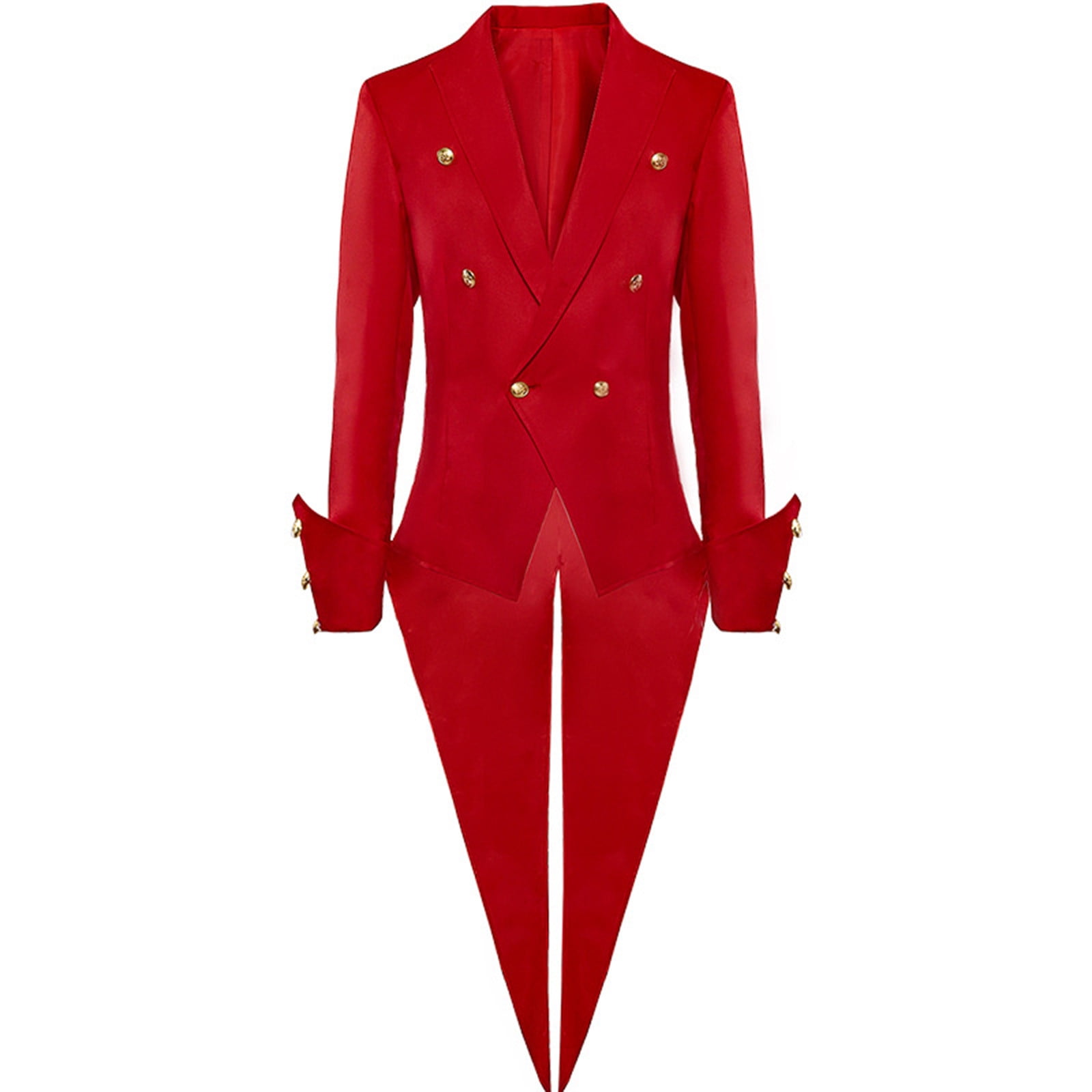 Tuphregyow Fashionable Slim Tuxedo Jacket for Men - Tailcoat Dress Coat ...