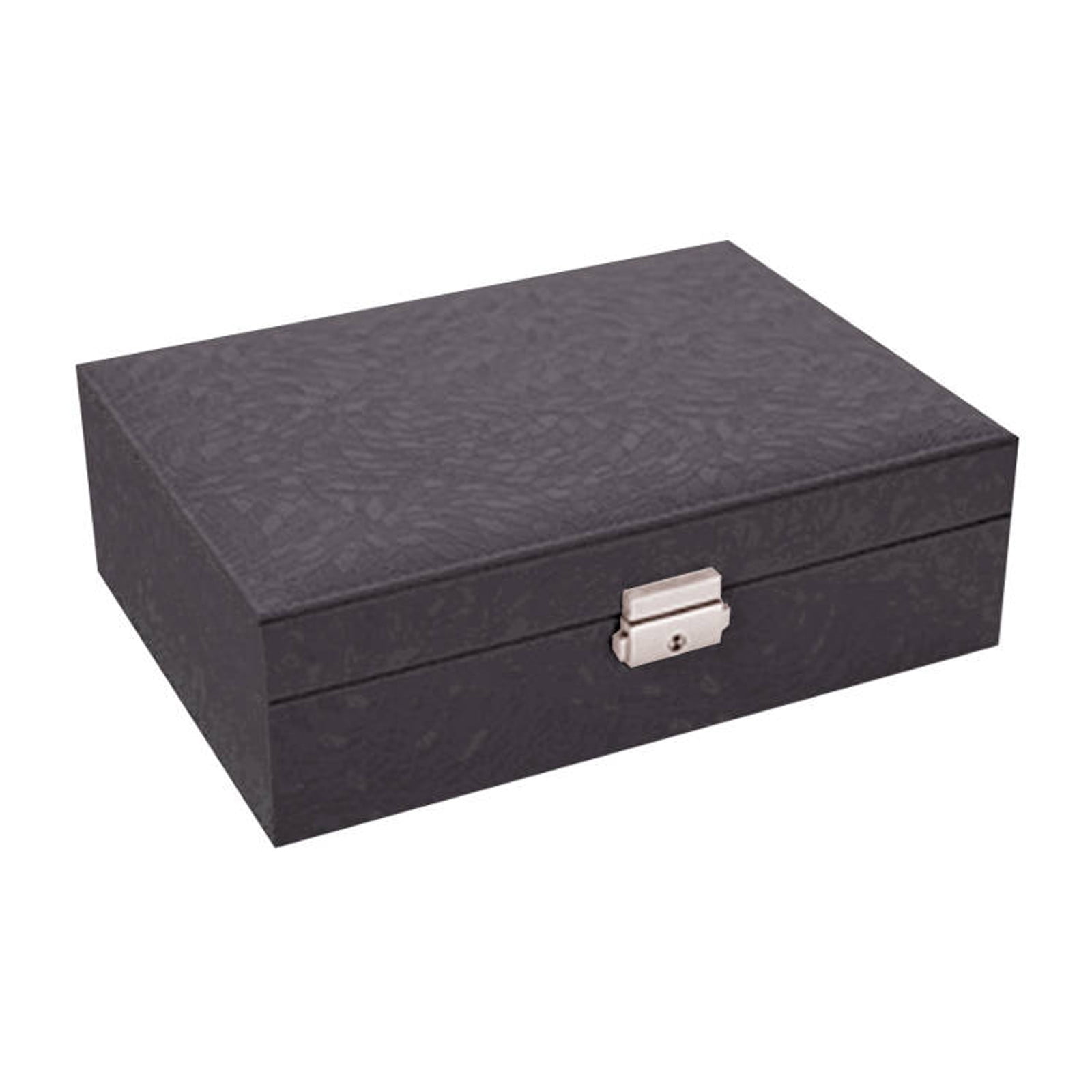 Tuphregyow Jewelry Box With Lock And Mirror Jewelry Organizer Storage ...