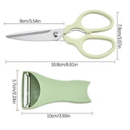 Linoroso Kitchen Scissors - Kitchen Shears with Magnetic Holder Made ...