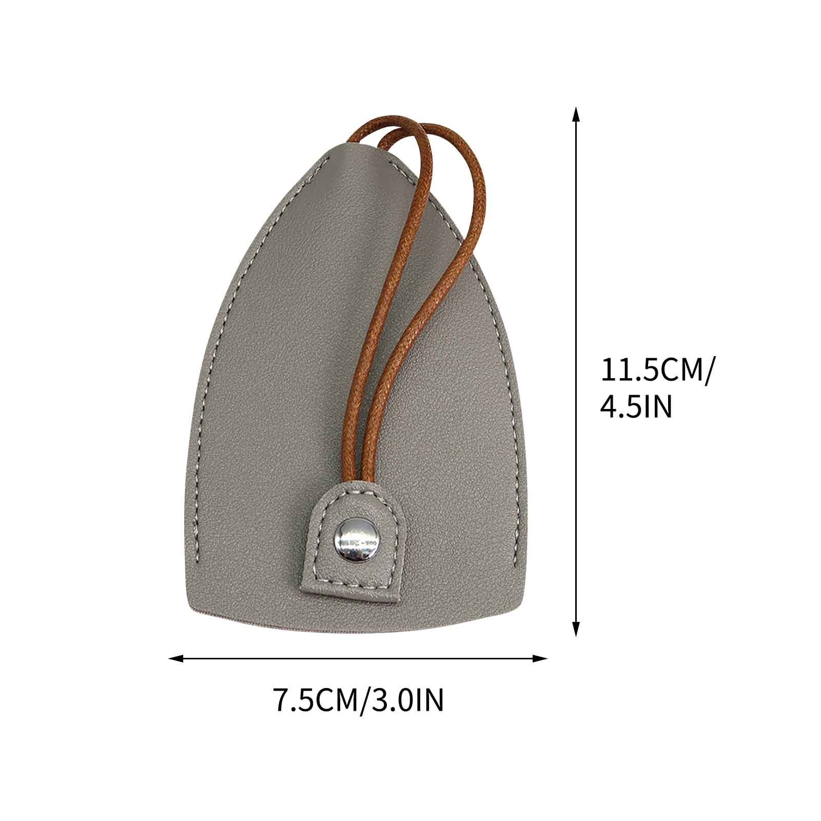 Tuphregyow Leather Car Key Case Cover Key Case Protection Bag Access ...