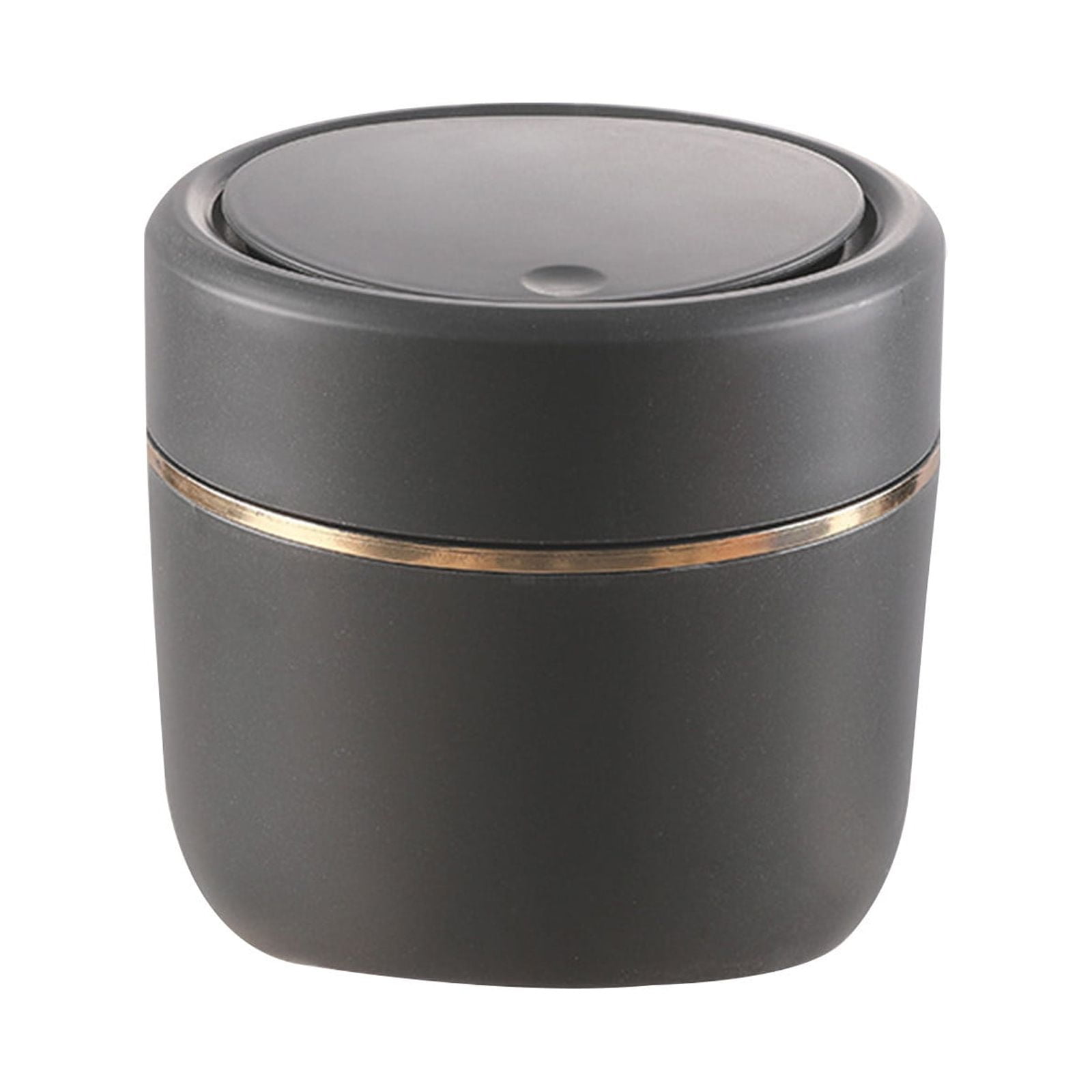 Tuphregyow Mini Desktop Trash Can With Lid,Small Countertop Garbage Can ...
