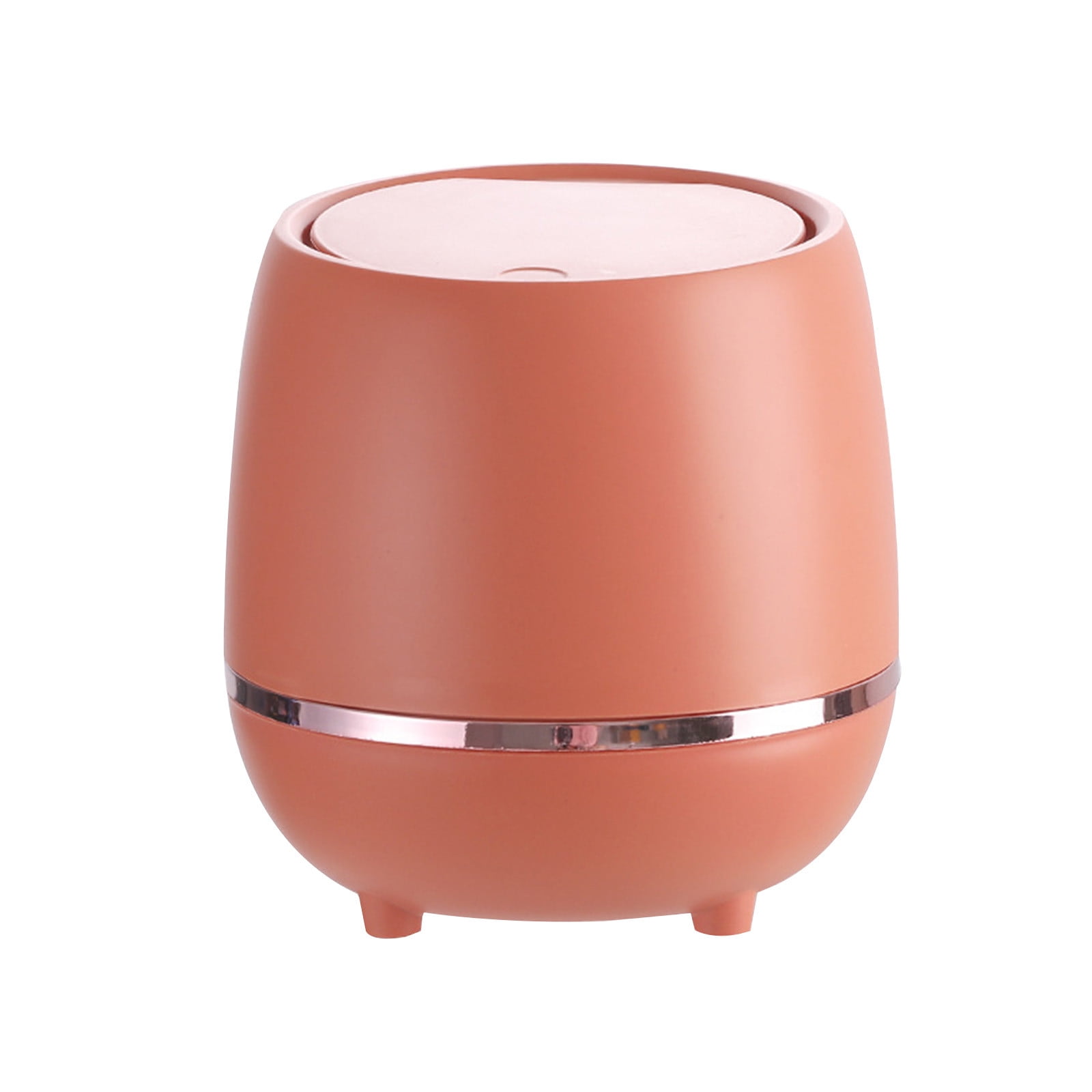 Tuphregyow Mini Desktop Trash Can With Lid,Small Countertop Garbage Can ...