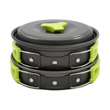 13pcs Camping Cookware Set with Mini Stove, Aluminum Camping Cookware ...