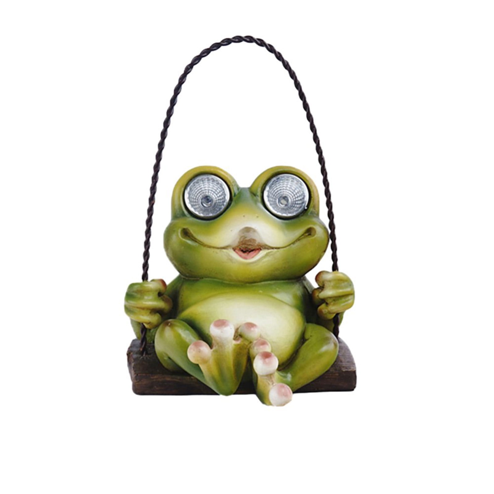Tuphregyow Solar Garden Decorative Lights - Resin Frog Statue Outdoor ...