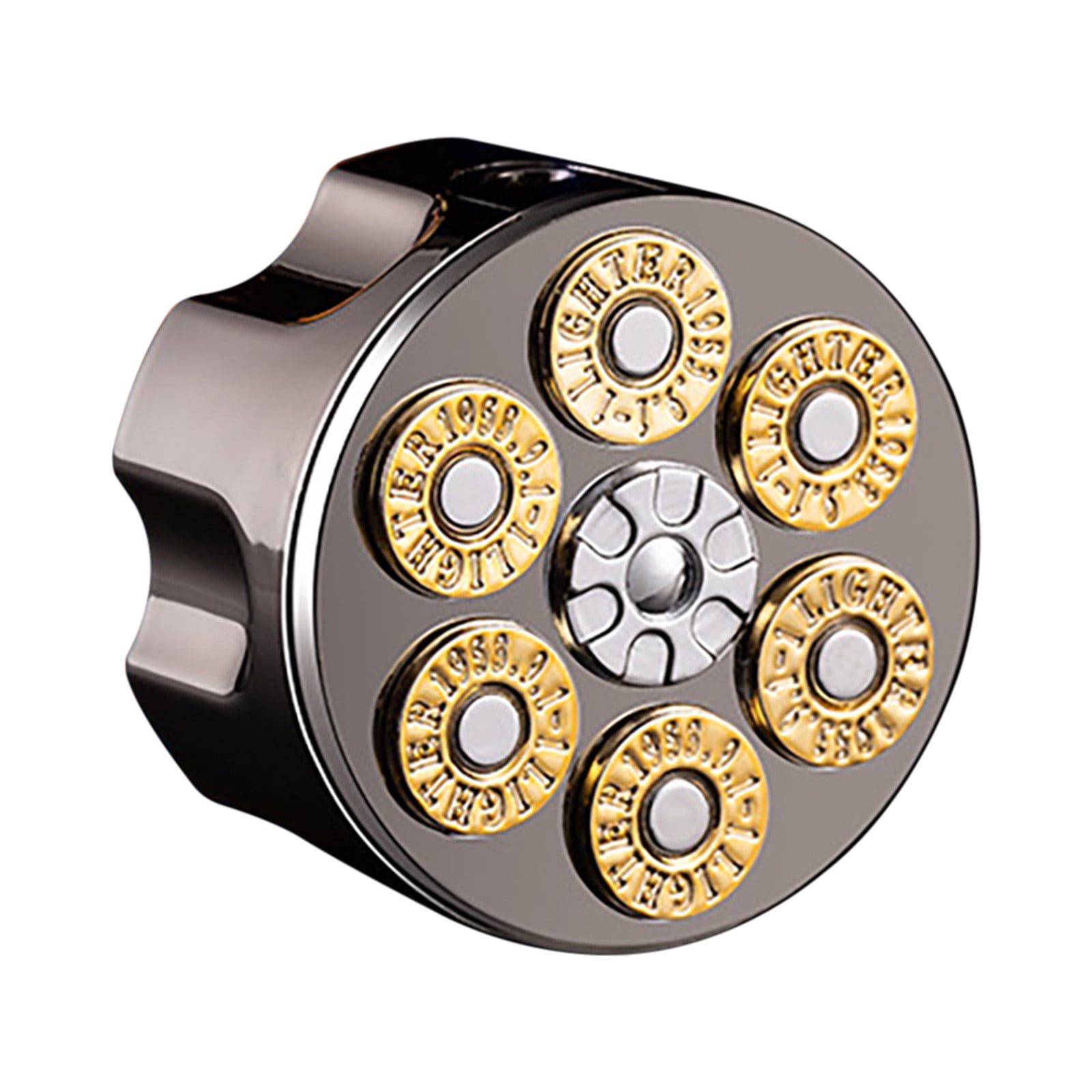 Tuphregyow Windproof Lighter,Left Wheel Cartridge Shaped Open Flame ...