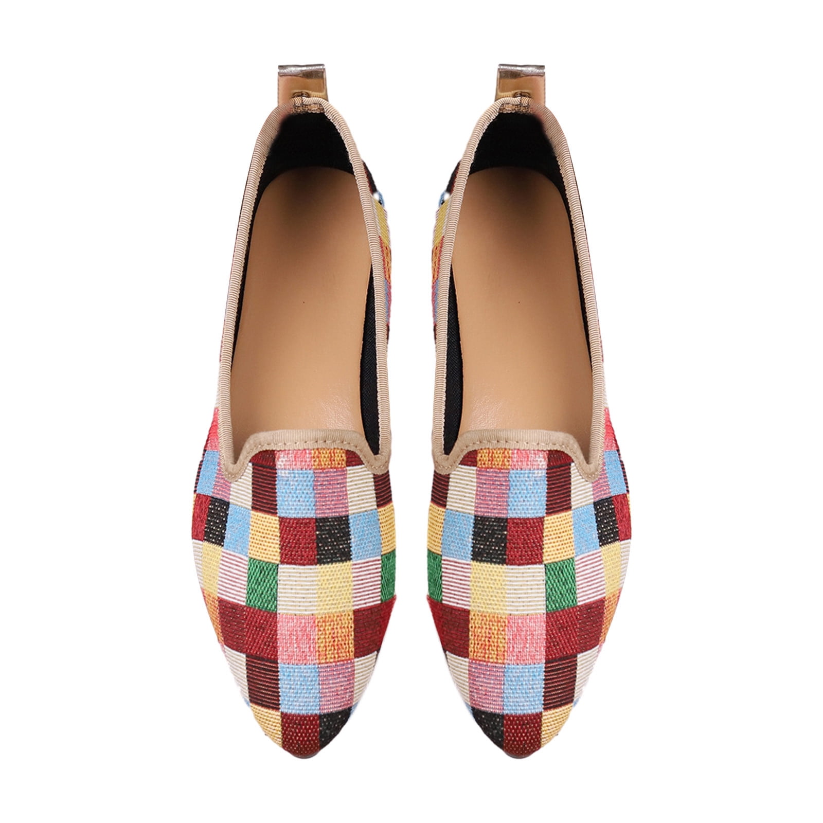 Tuphregyow Women's Slip on Platform Loafers Comfortable Casual Shoes ...