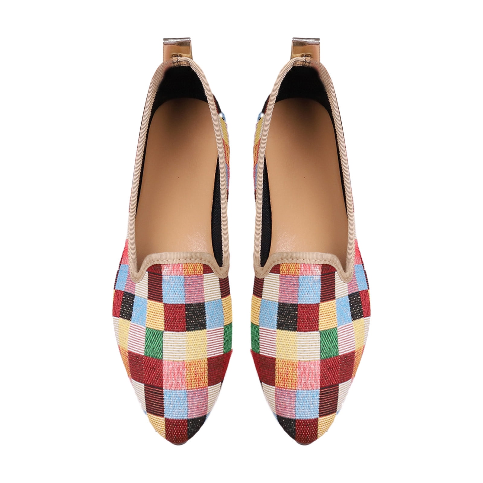 Tuphregyow Women's Slip on Platform Loafers Comfortable Casual Shoes ...