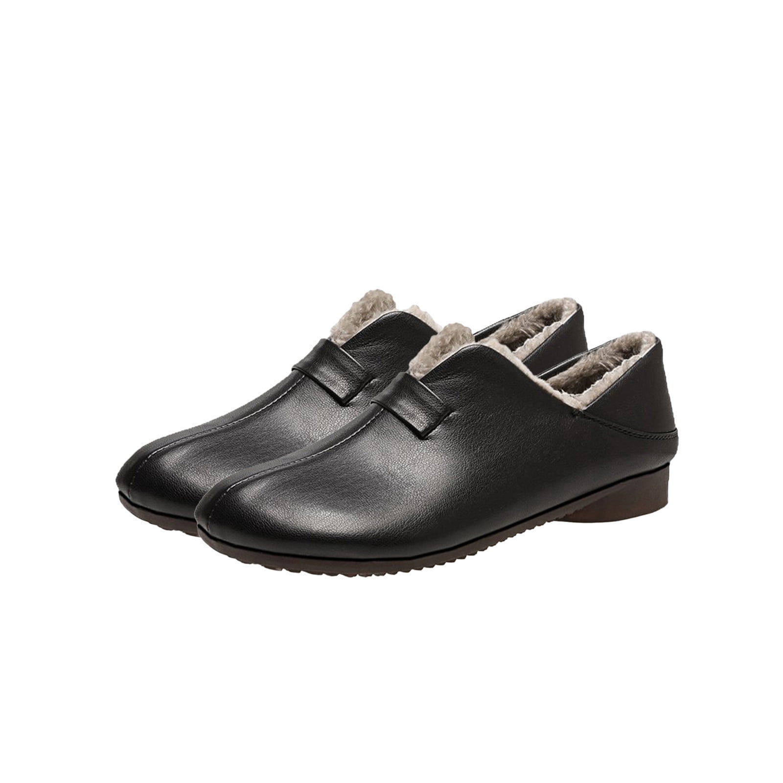 Tuphregyow Women's Winter Flat Shoes Soft Soled, Waterproof ...