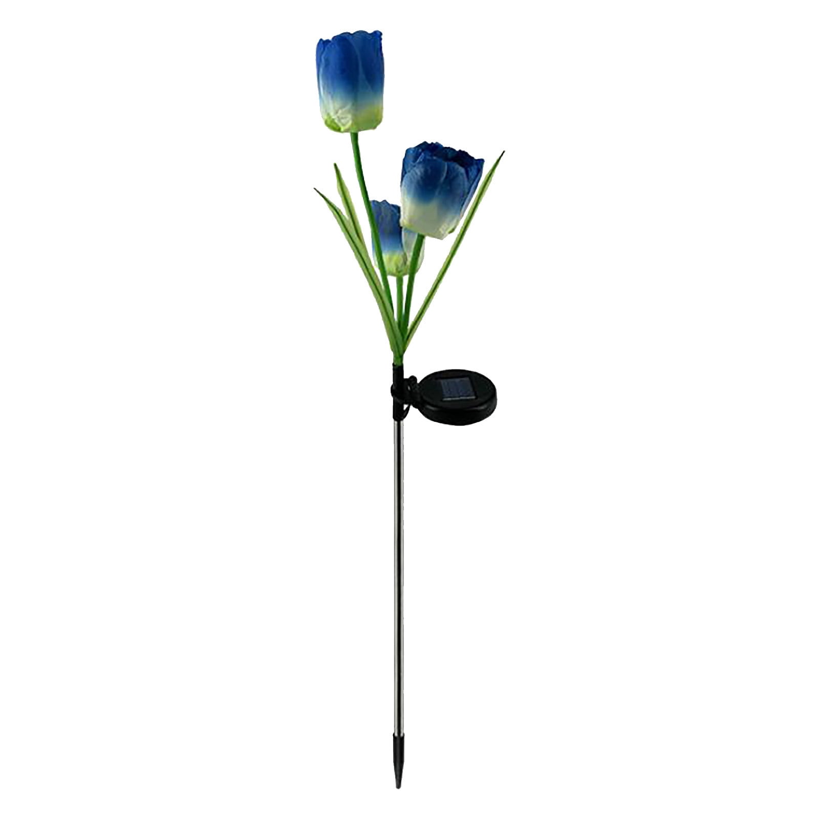 Tuphregyow Yard Decorative Lights,Solar Flower Tu-Lip Simulation Ground ...