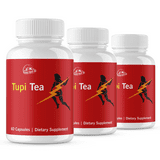 Tupi Tea Dietary Supplement - 3 Bottles 180 Capsules - Walmart.com
