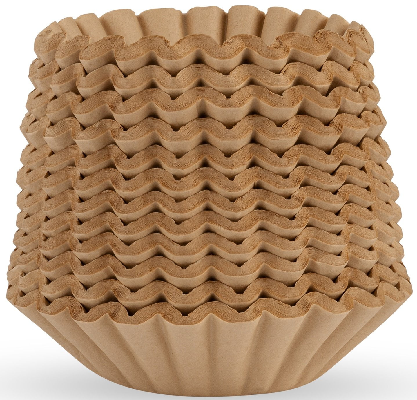 Tupkee Coffee Filters 8-12 Cups - 1200 Count, Basket Style, Natural ...