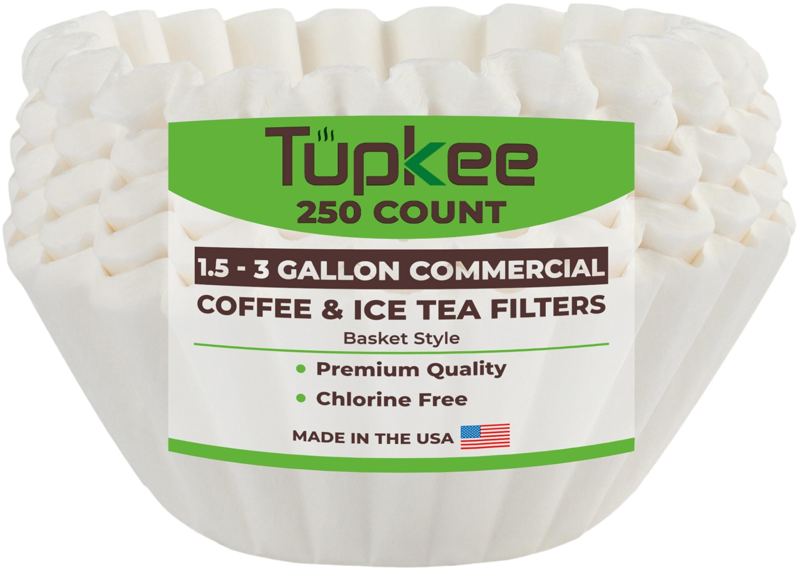 "Bunn Compatible Extra Large Coffee Filters, 1.5-3 Gallon, 250-Count ...