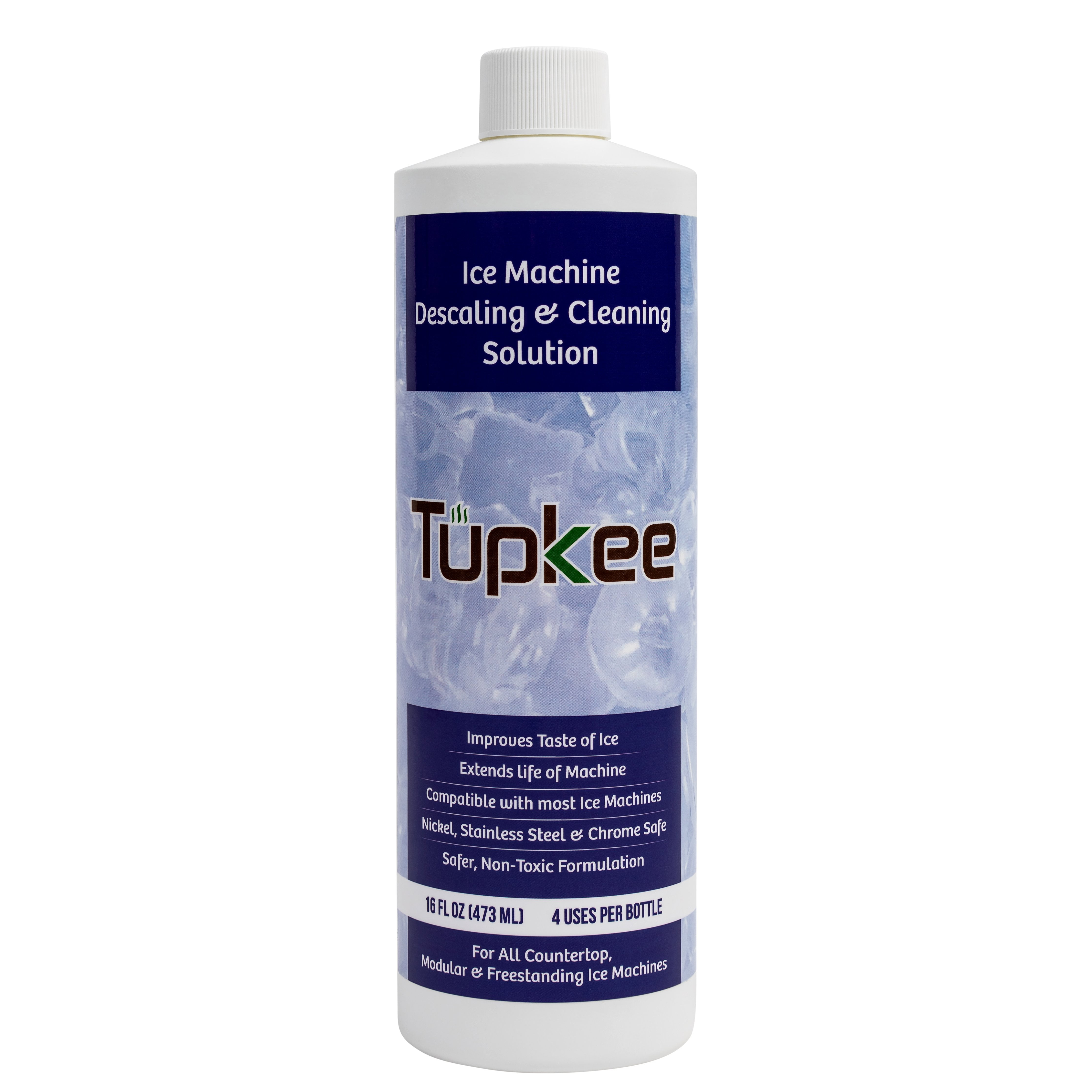 Tupkee Ice Machine Cleaner Nickel Safe - 16oz Ice Maker Cleaner ...