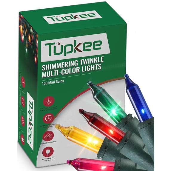 Walmart Christmas Mini Twinkle Lights - Indoor/Outdoor Xmas Decorate ...