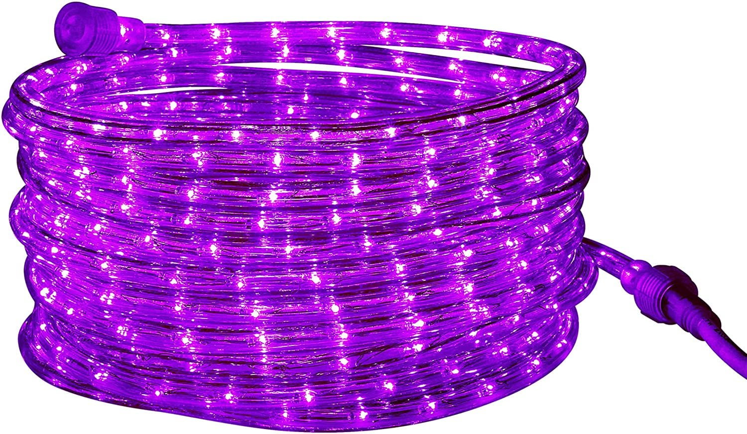 Tupkee LED Rope Light Purple - 24 Feet 7.3 m, for Indoor and Outdoor ...