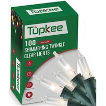 612 Vermont Christmas Clear Twinkle Lights, Indoor/Outdoor Electric Use ...