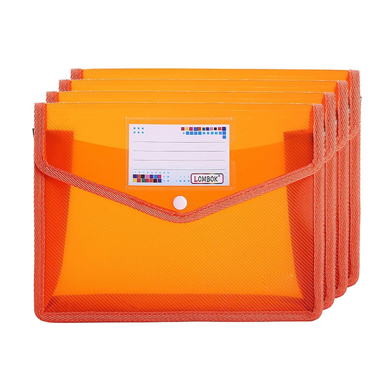 Tuplbcv 4Pcs Folder File With Snap Document Wallet Expanding File ... Tuplbcv 4Pcs Folder File With Snap Document Wallet Expanding File ...