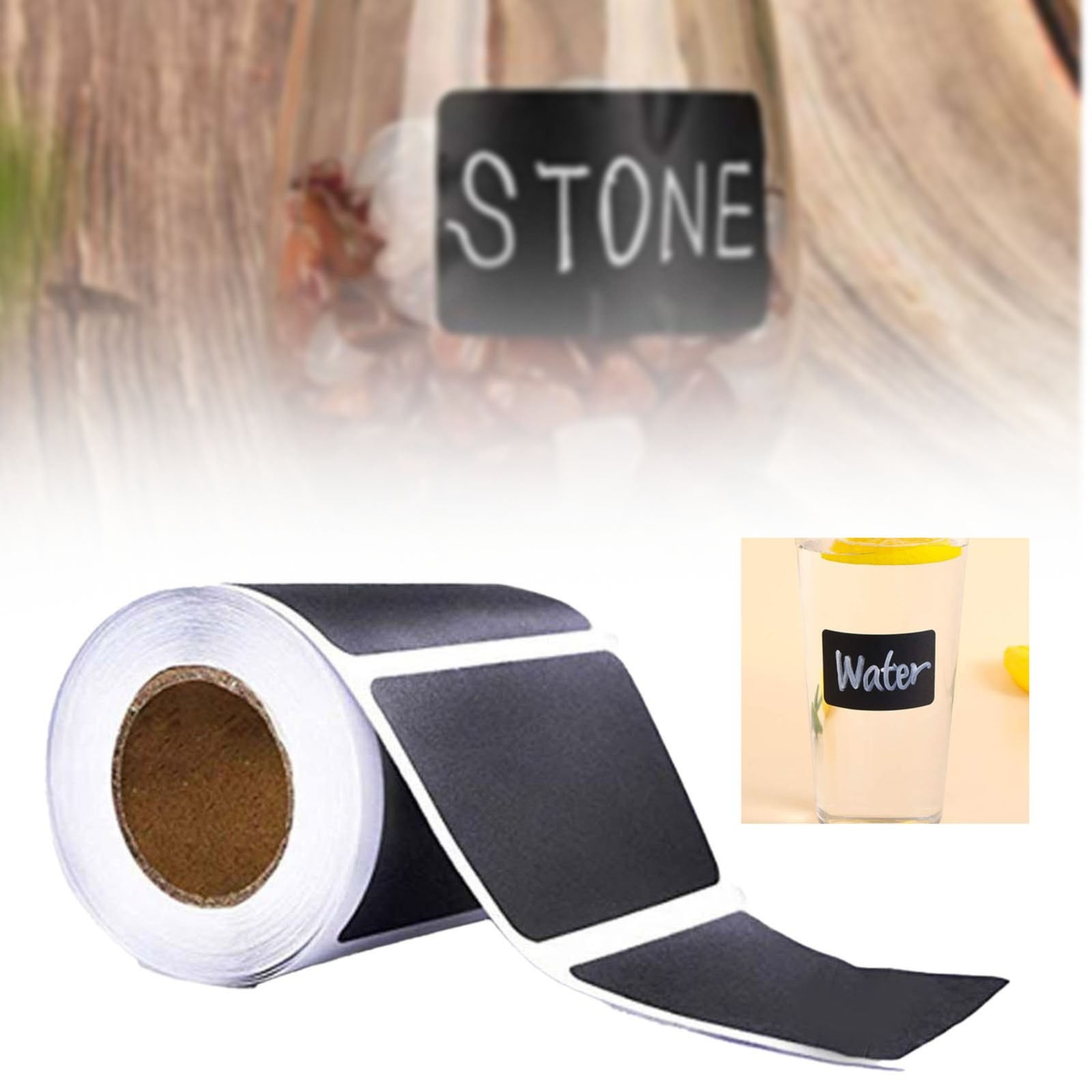 Tuplbcv Chalkboard Labels With Erasable Marker Pen Chalkboard Stickers ...