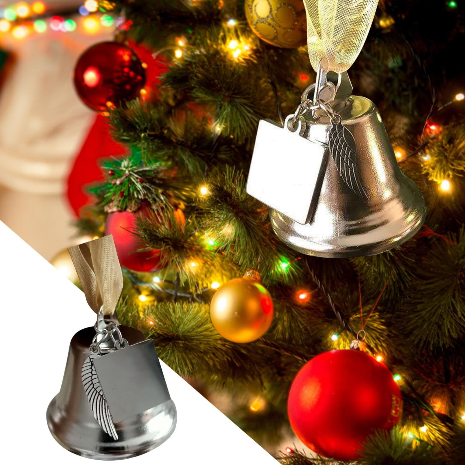 Tuplbcv Christmas Popular Table Decoration Gold Bell Christmas Hanging ...
