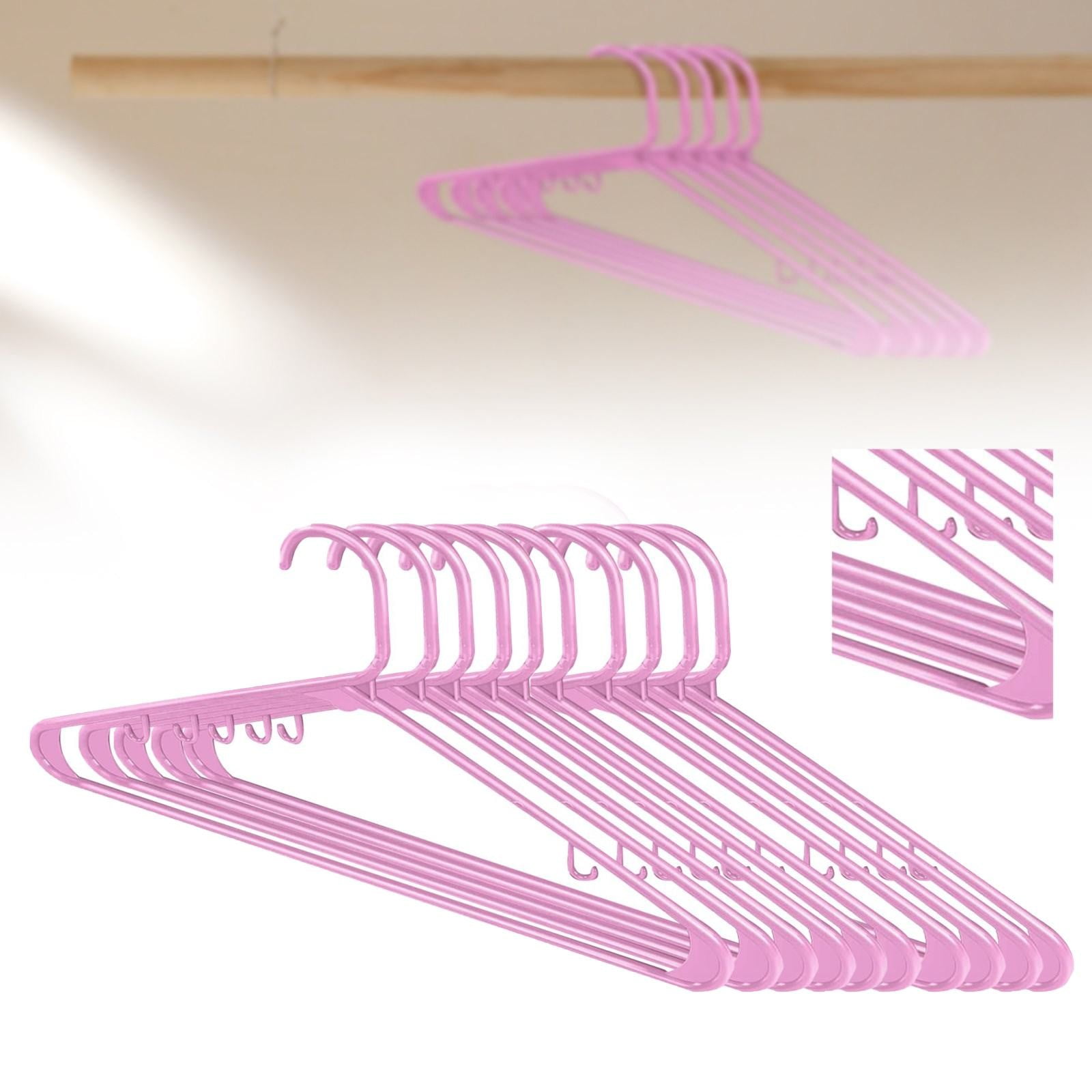 Tuplbcv Plastic Hangers Clothing Hangers Ideal For Everyday Standard ...