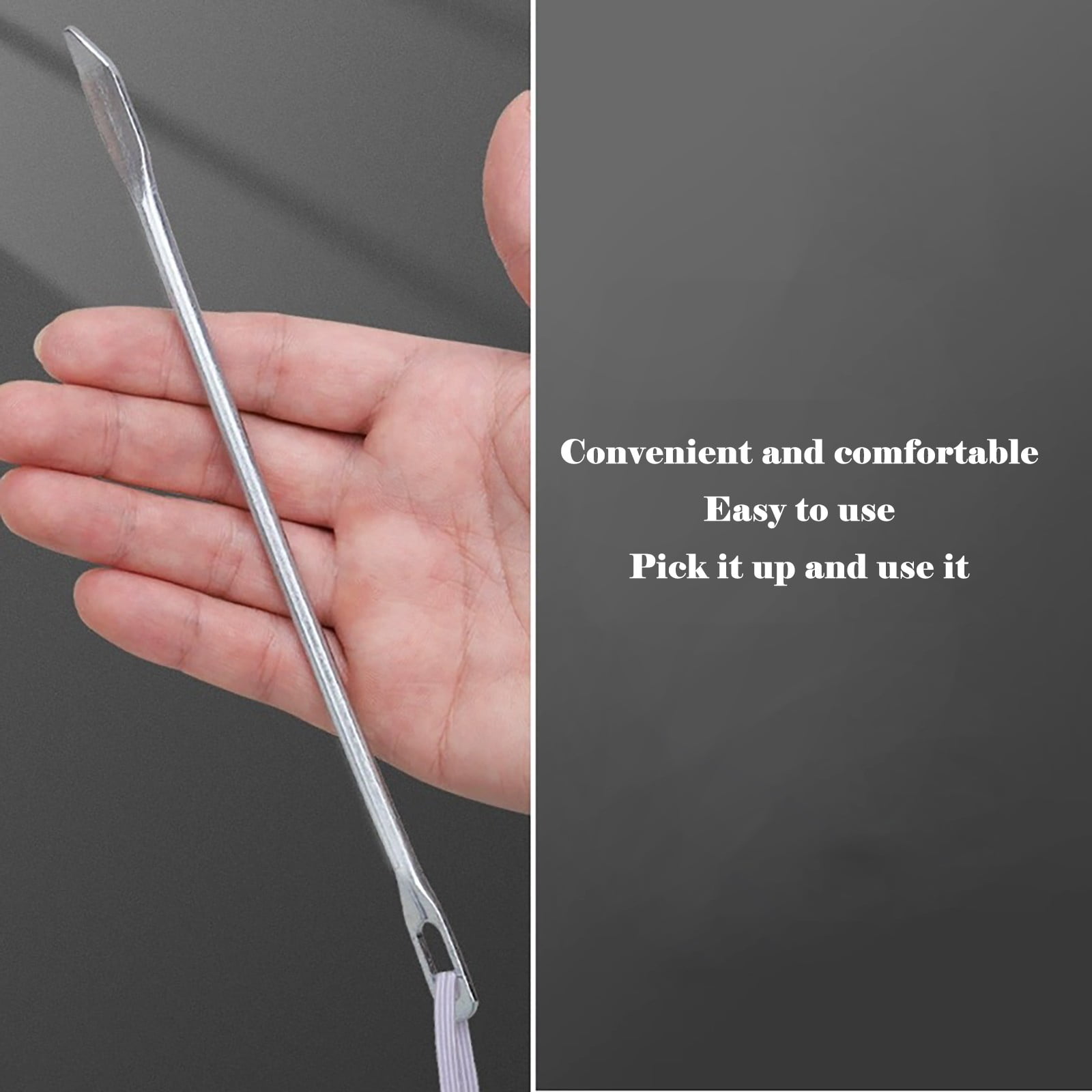 Tuplbcv Stainless Threader Easy Pull Bodkin Needle Threader Tweezer ...