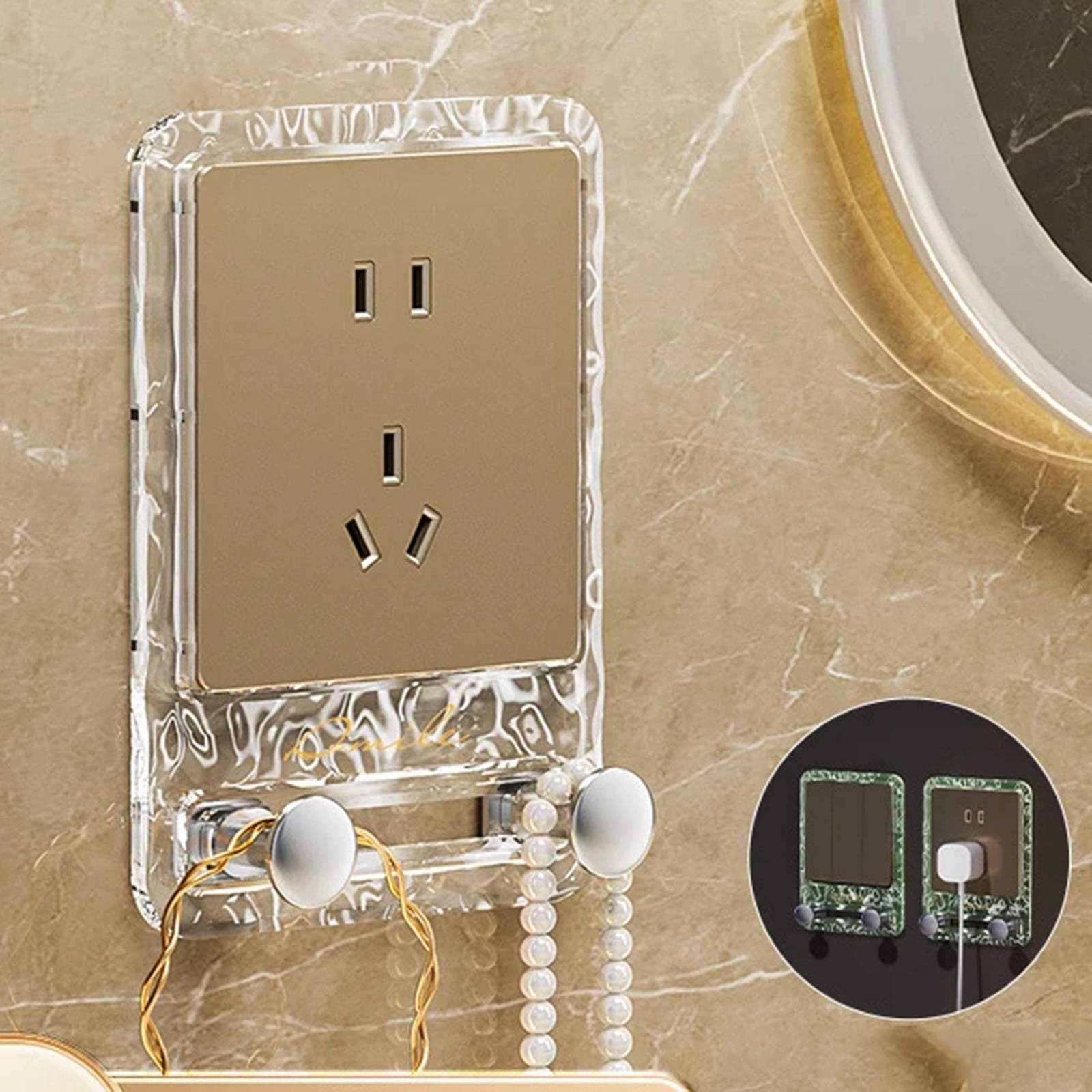 Tuplbcv Sticker Hook: Decorative Simple With Luminous Makes Great ...
