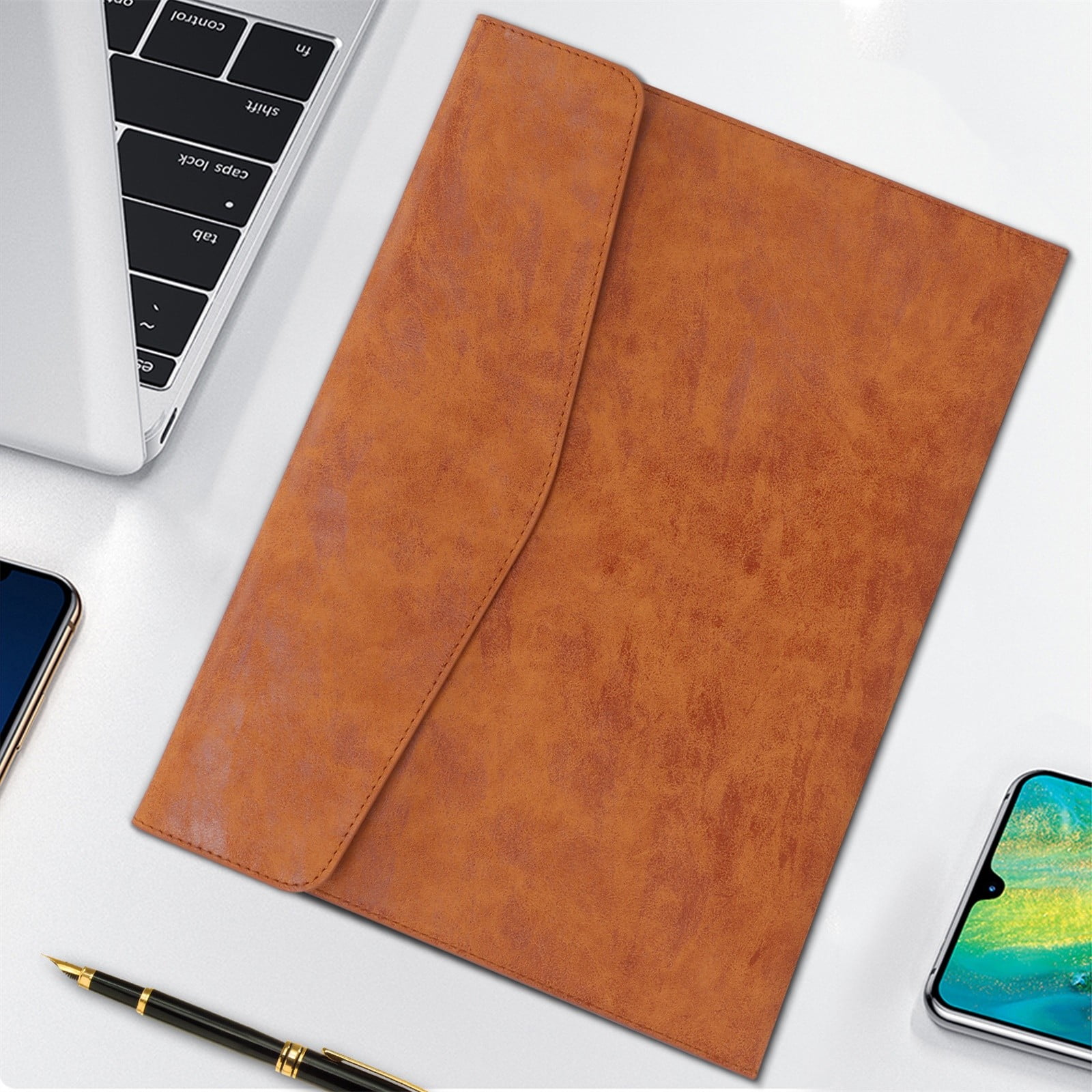 Tuplbcv Toplive Document File Folder Thin Pu Leather A4 Envelope Folder ...