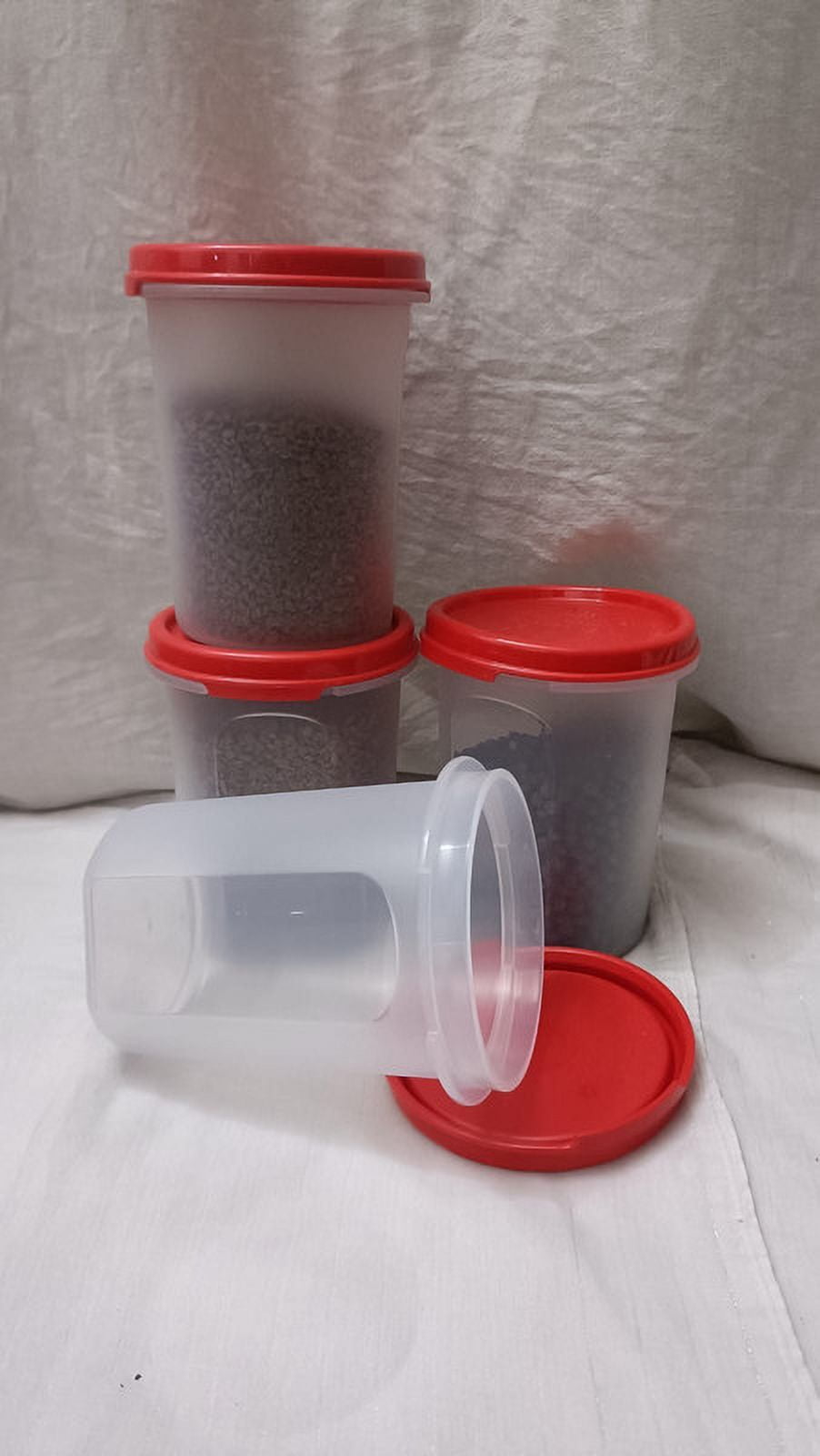 Tupperware 10 Pcs of 450 ml MM Round Shape Dry Grocery Food Storage ...
