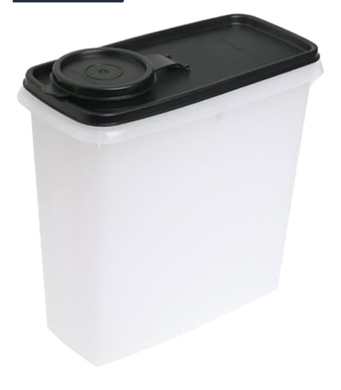Tupperware 13 Cup Cereal Storer with Black Lid - Walmart.com
