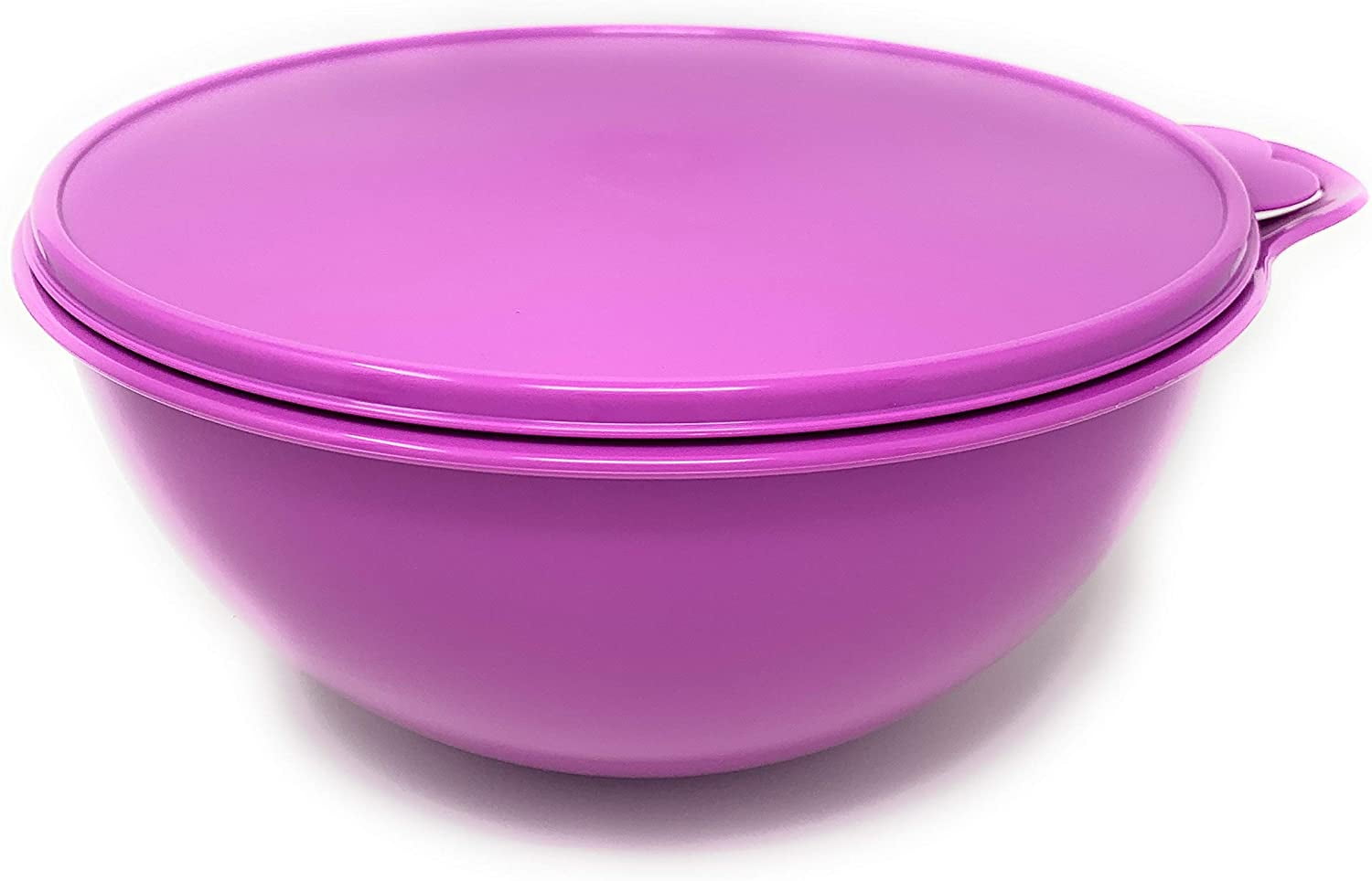 Tupperware 32 Cup Thatsa Bowl in Rhubarb with Snow White Seal - Walmart.com