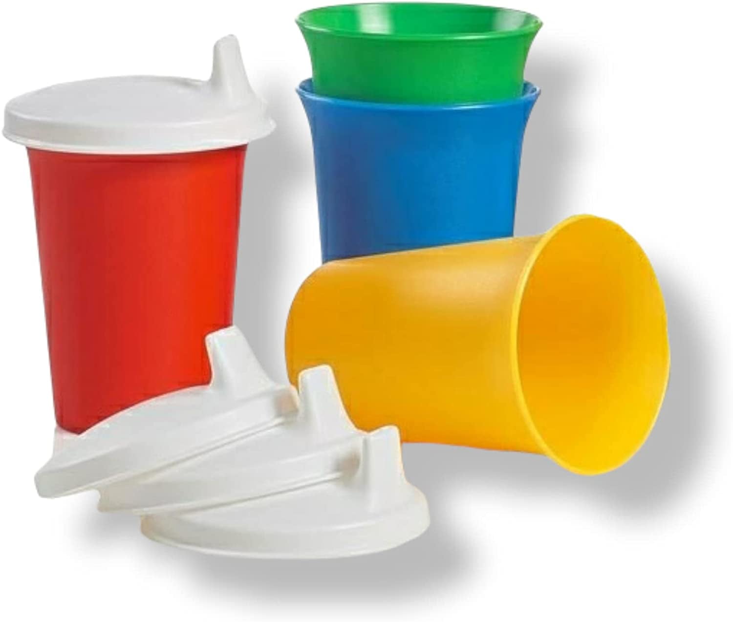 Tupperware Bell Tumblers with Domed Sipper Seals in Green, Red, Blue ...