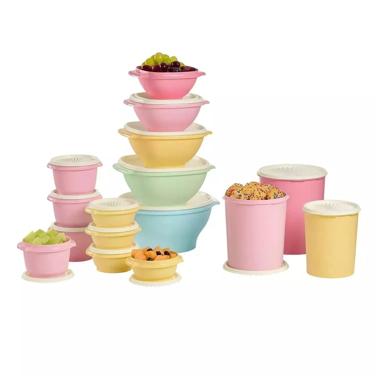 Tupperware Heritage 16 Container Set (Orange) - Walmart.com