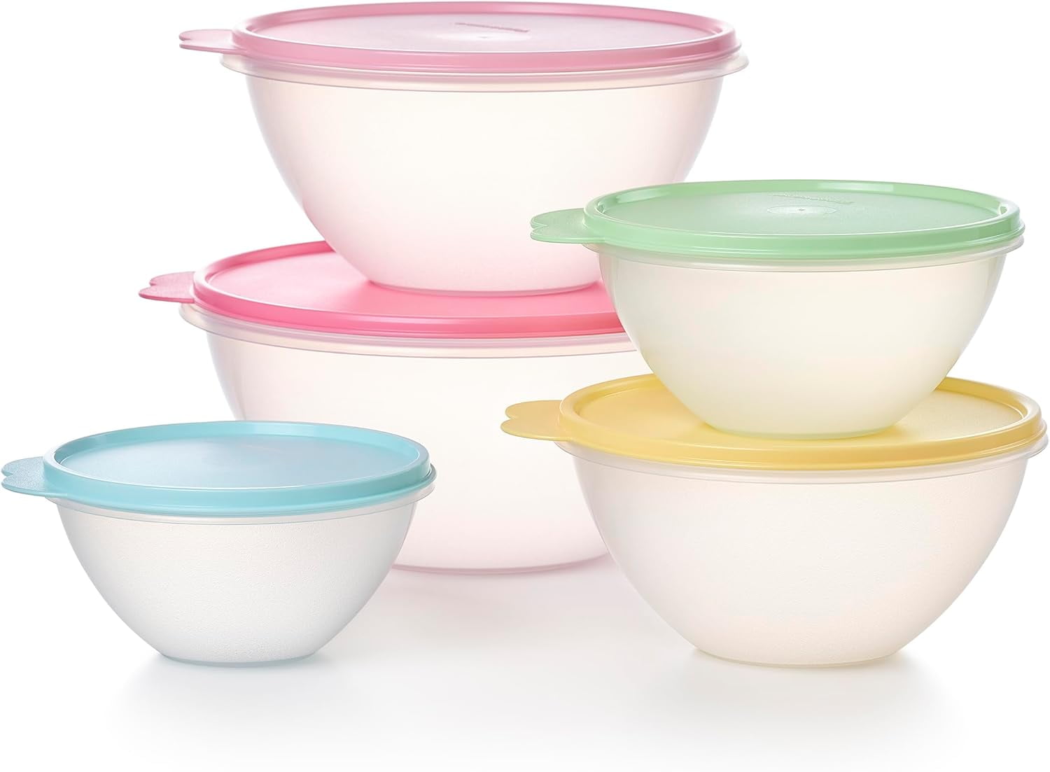 Tupperware Heritage Wonderlier Food Storage Bowl Set, 10-Piece ...