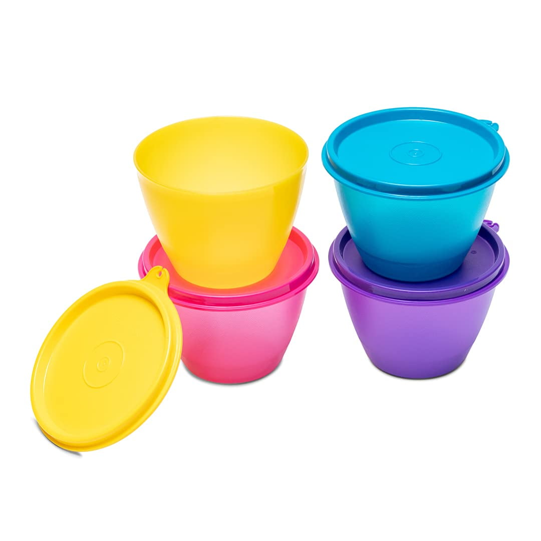 Tupperware Liquid Tight Container Bowled Over 400ml 4pc - Walmart.com
