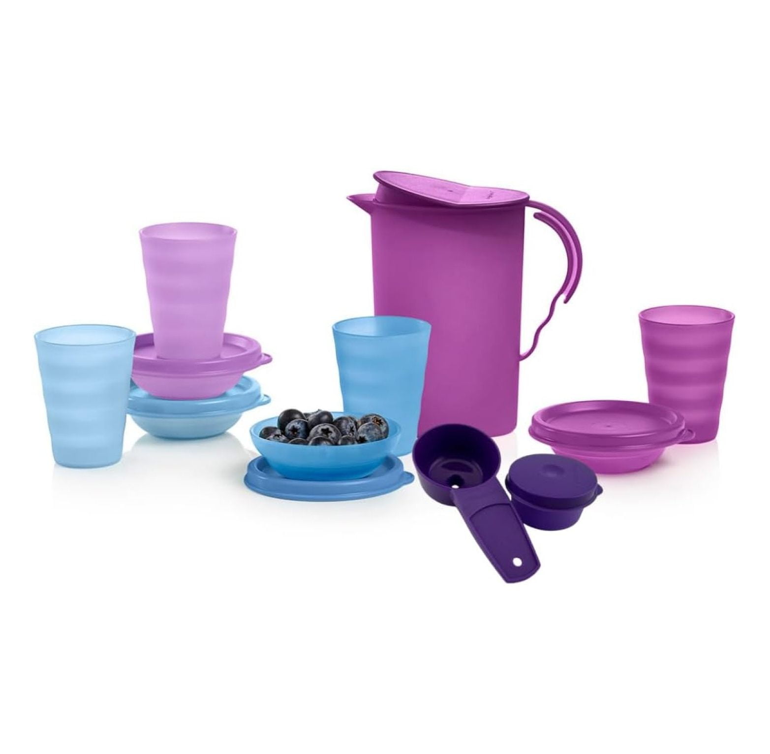 Tupperware Mini Impressions 11 Pieces Mini Pitcher Bowl Funnel Smidget ...
