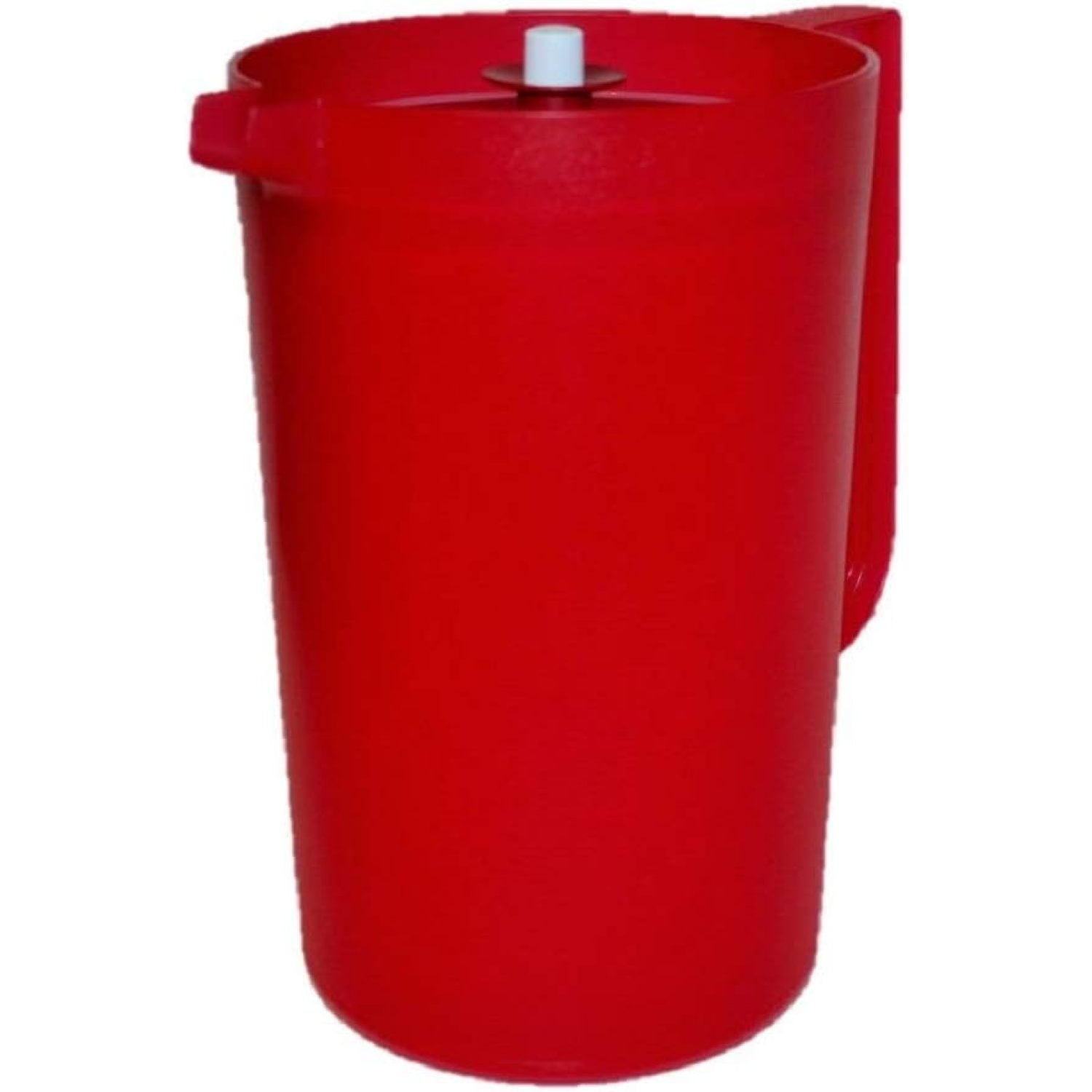 Tupperware Pitcher Classic Push-Button Style 1 Gallon Red - Walmart.com