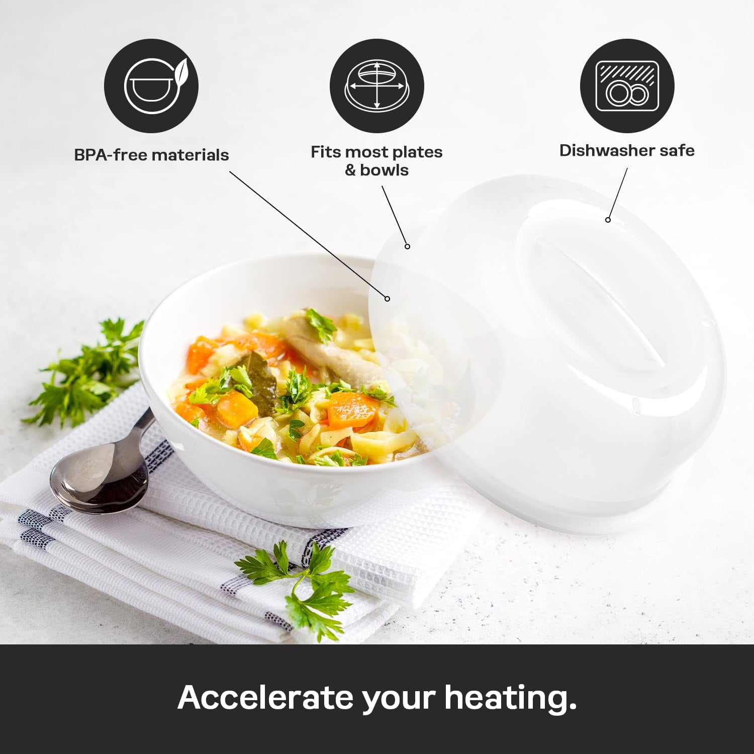 Tupperware Plastic Microwave Plate Cover - Walmart.com