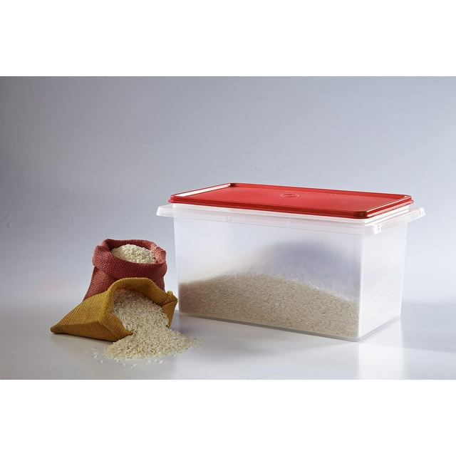 Tupperware Plastic Rice Keeper, 5Kg 1pc - Walmart.com