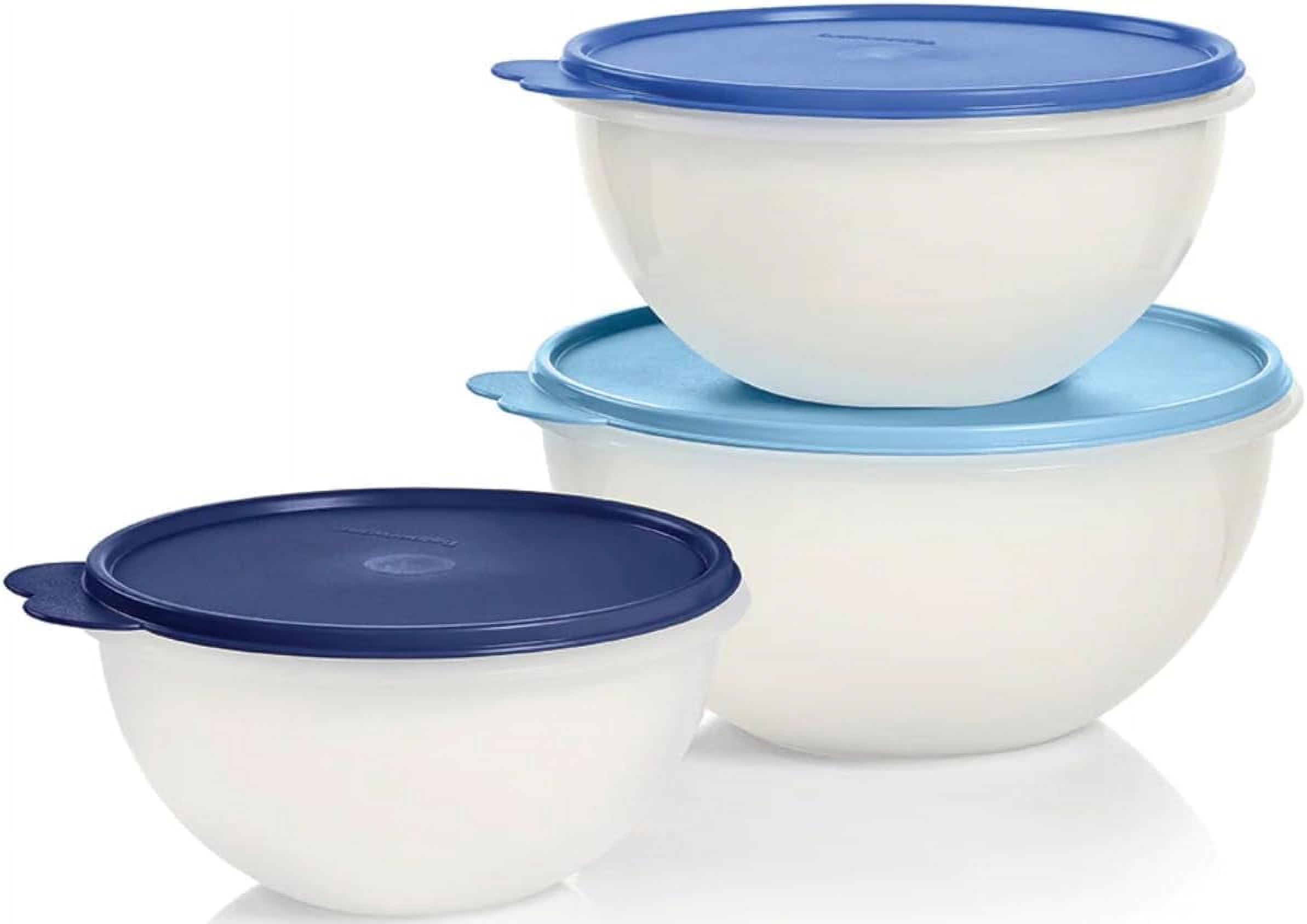 Tupperware Plastic Wonderlier Bowl Set 3 - Walmart.com