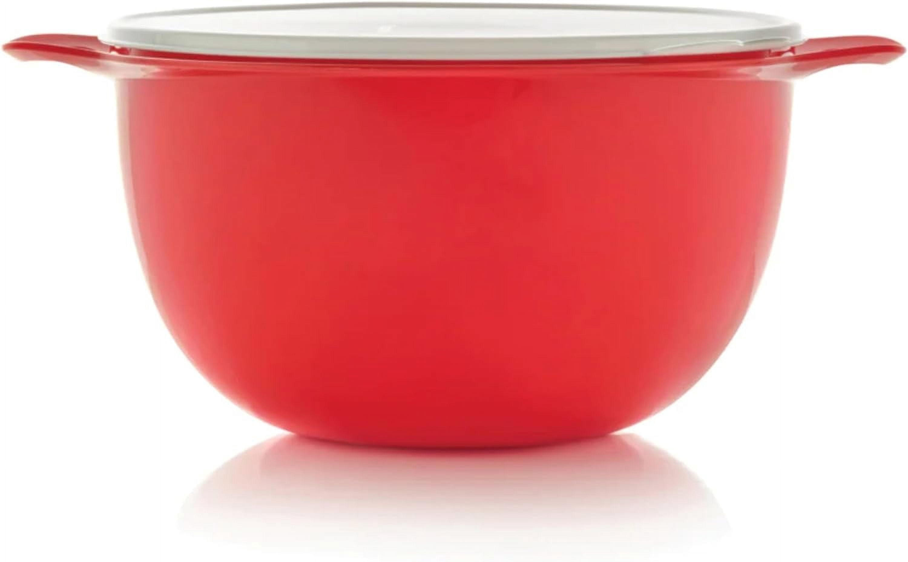 Tupperware Thatsa Mega Bowl Mixing Bowl 42 Cups 10L Chili Red - Walmart.com