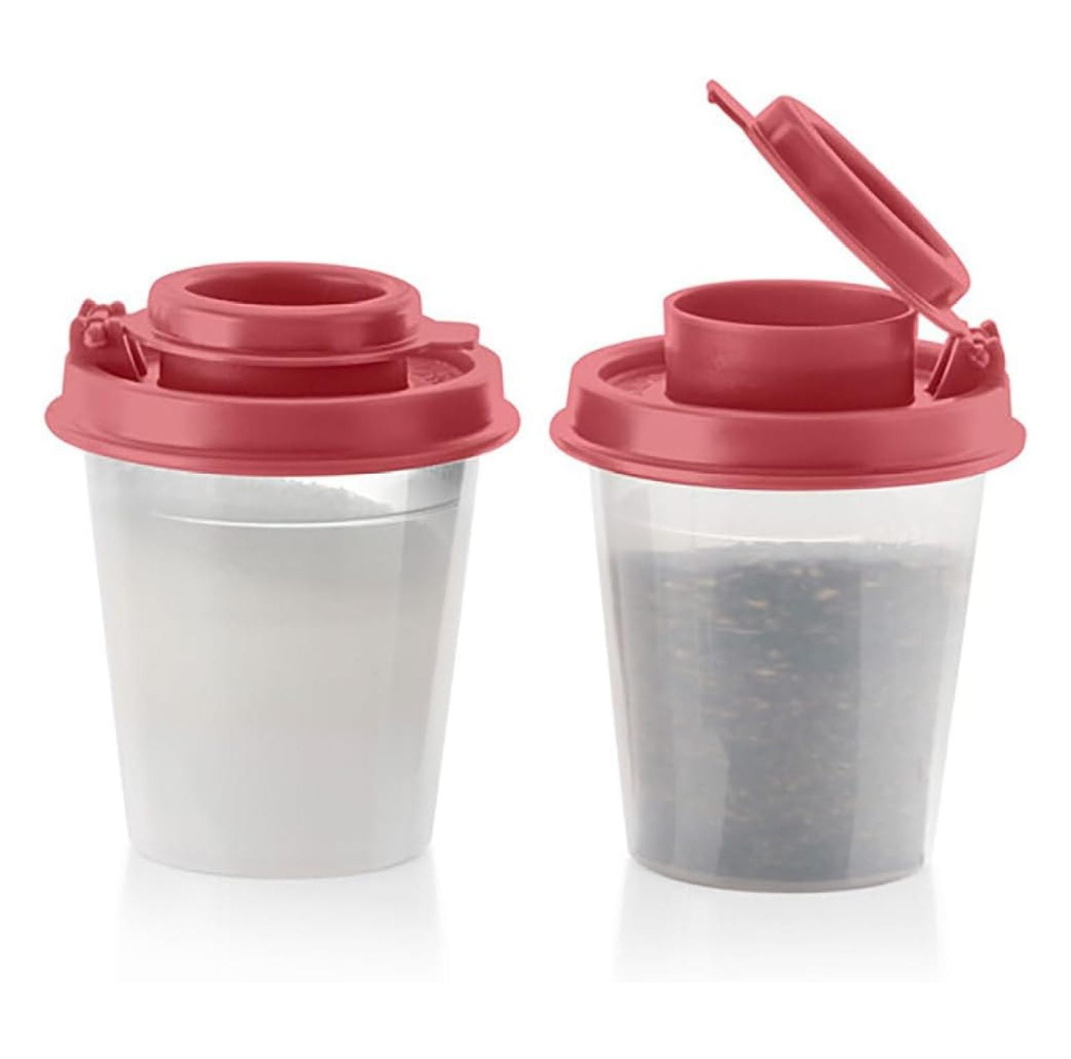 Tupperware Tupper Mini Midget Salt and Pepper Shakers 2 Ounce Set Old ...