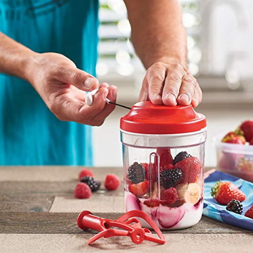 Tupperware Turbo Chef Herb Smart Chopper 730ml / 24.6 OZ (Red ...