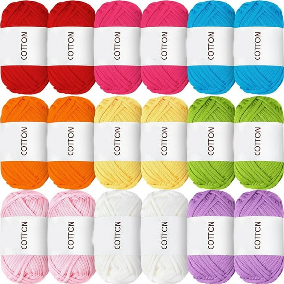 Tupukom Big Twist Yarn Light Blue Yarn Yarn for Beginners Crochet Kit ...