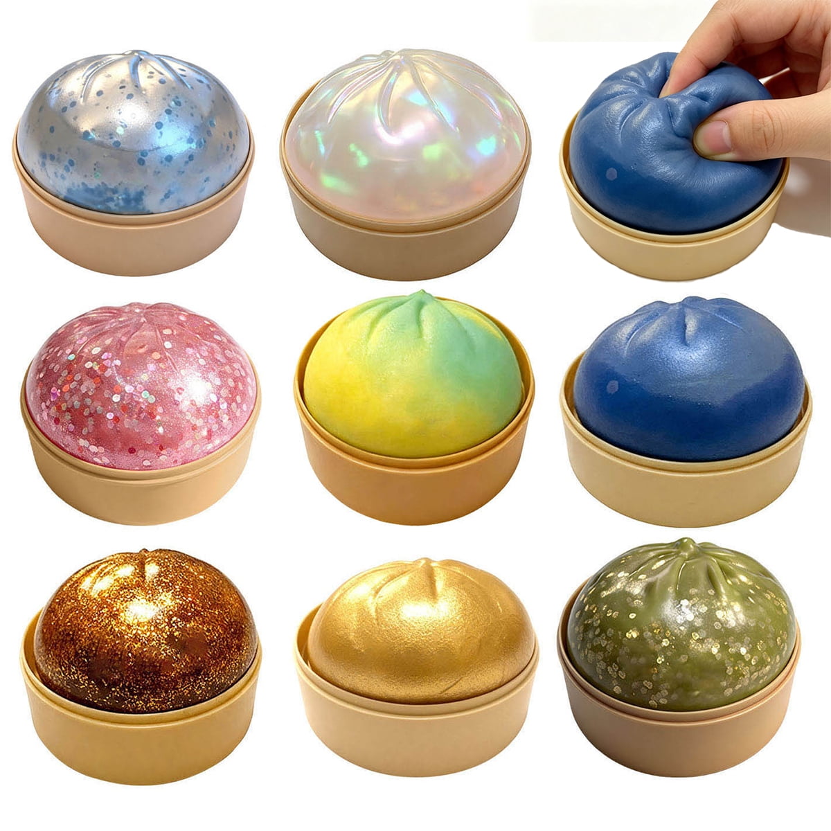 Tupukom Clearance Dumpling Squishies Toys with Box,Cute Squishys ...