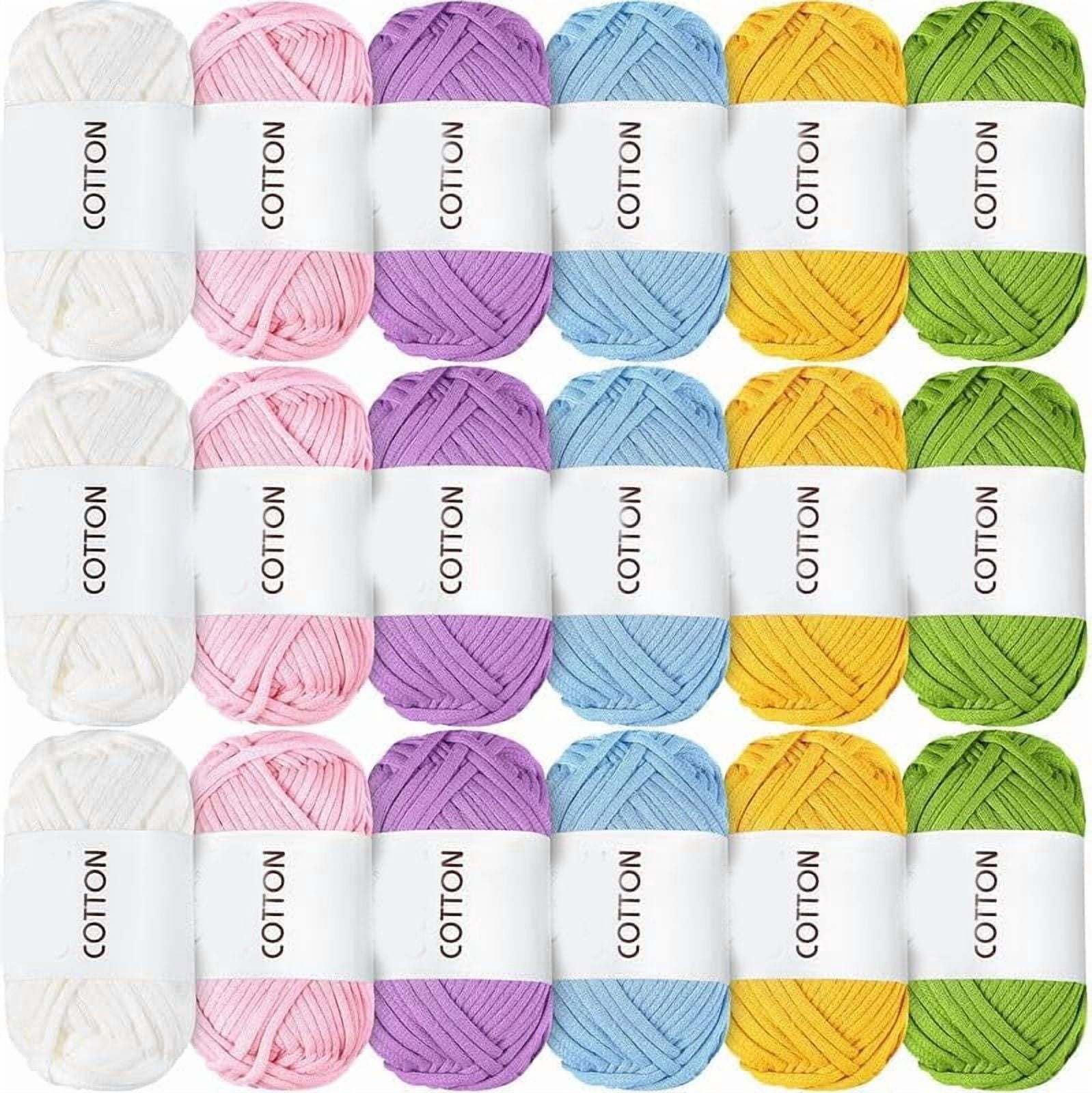 Tupukom Crochet Yarn Green Yarn Yarn for Beginners Crochet Kit Making ...